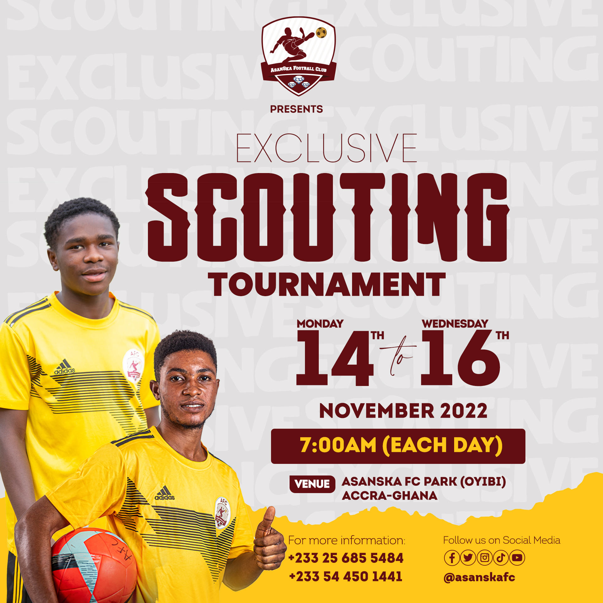 AsanSka FC Scouting Tournament - AsanSka Football Club