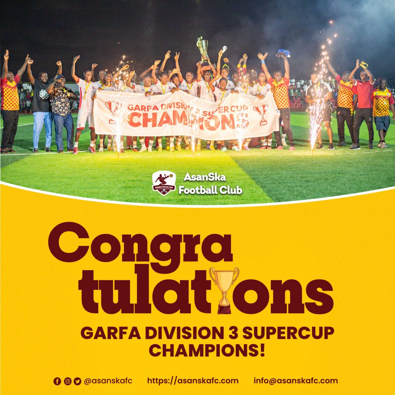 AsanSka Fc crowned Champions of the Maiden edition of GARFA D3 Super ...